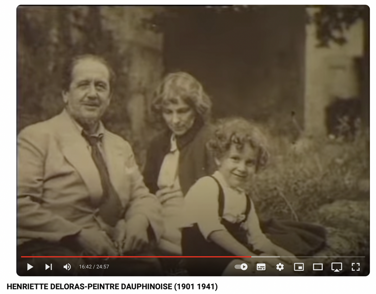 Portrait de Henriette Deloras par Jules Flandrin, Galerie Ballesteros