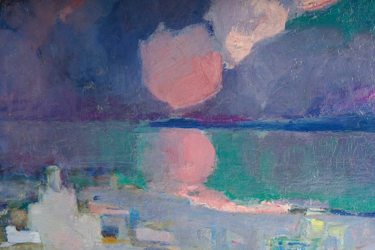 La baie d’Alger, Albert Dabat, Galerie Ballesteros