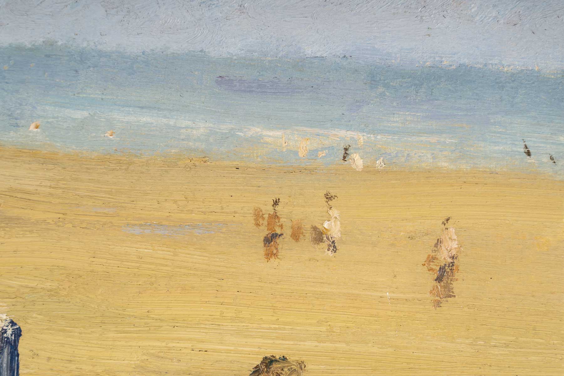 Beach scene, Charles Auguste Edelmann, Ballesteros Gallery